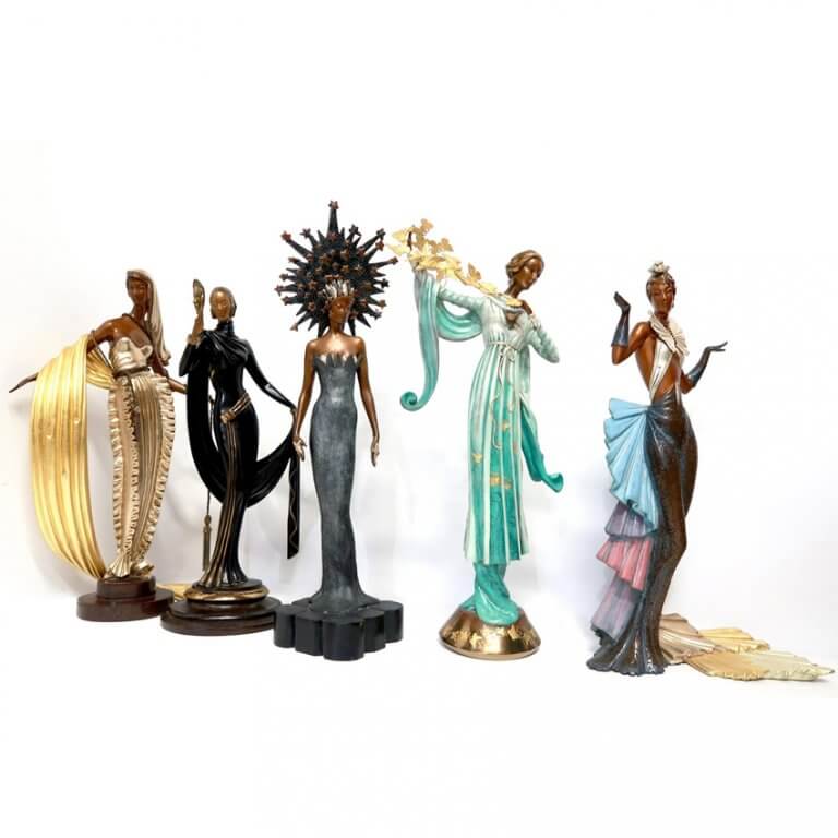 Bronze Erte Sculptures For Sale - SevenTreeSculpture