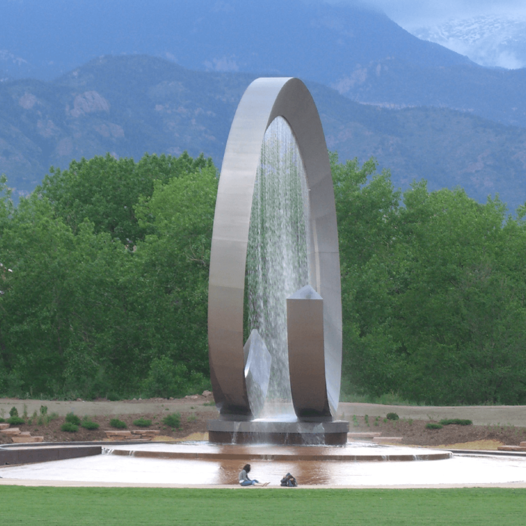Stainless Steel Rotary Water Features Fountain Sculpture Supplier ...